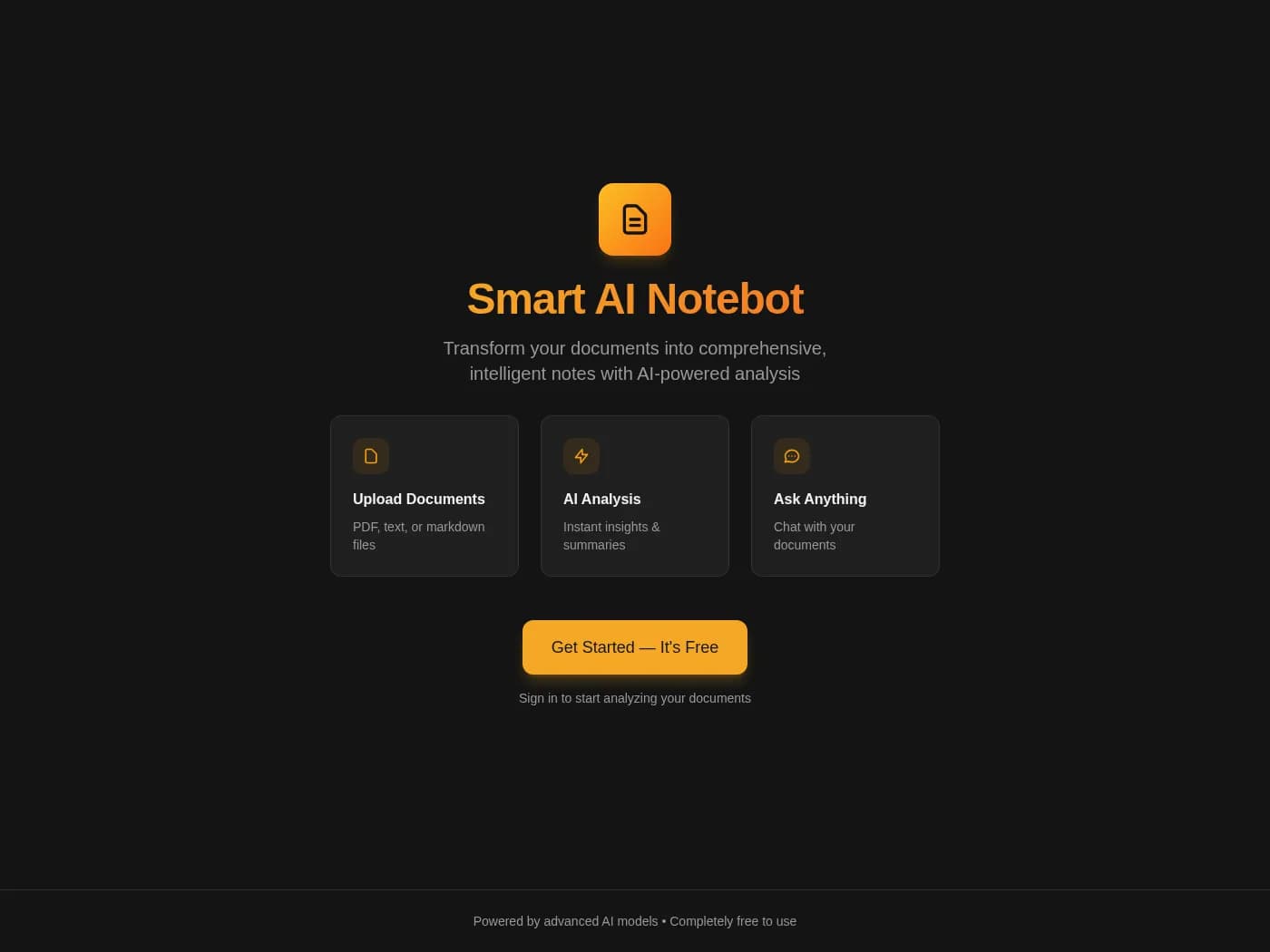 Smart AI Notebot