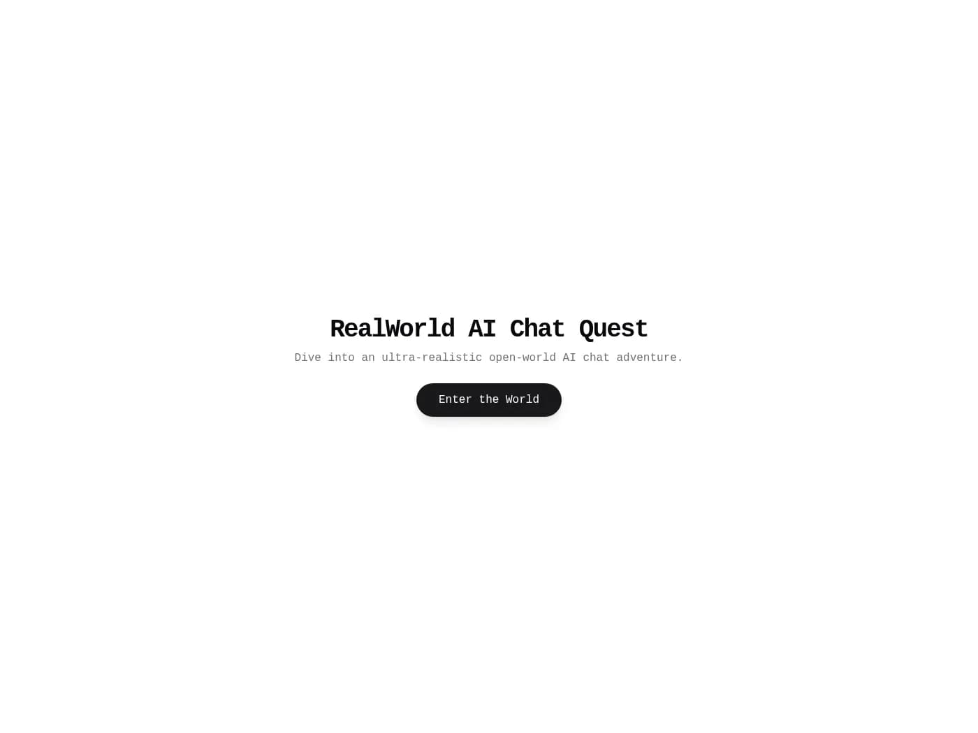 RealWorld AI Chat Quest