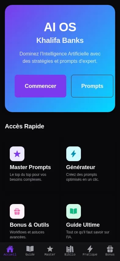 AI OS – Khalifa Banks