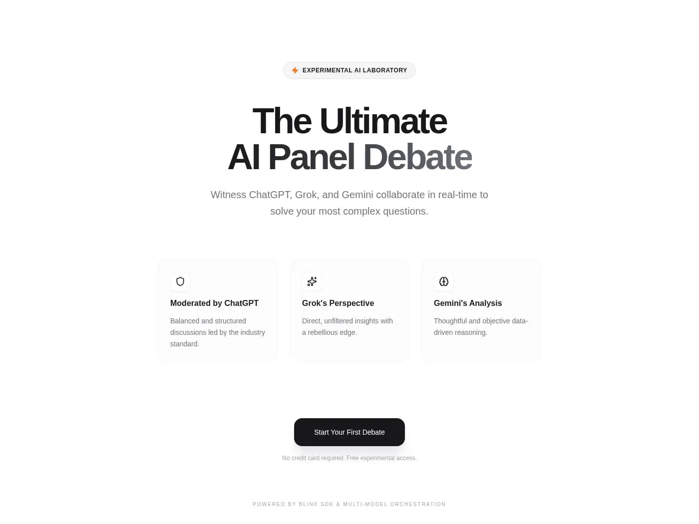 AI Panel Debate