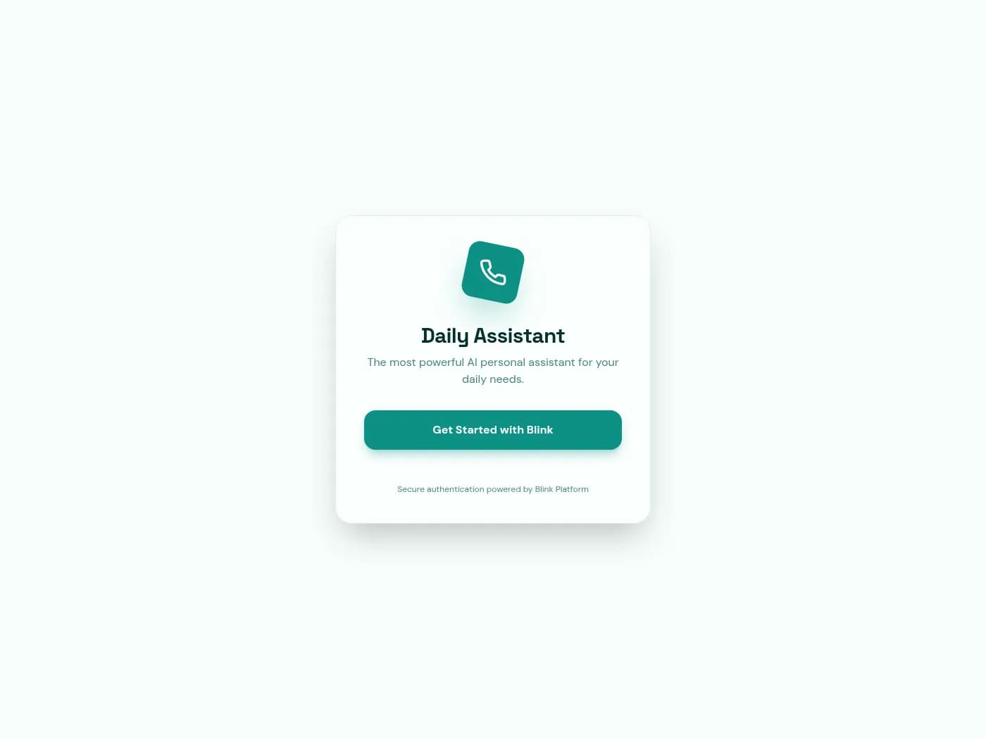 AI Daily Personal Assistant