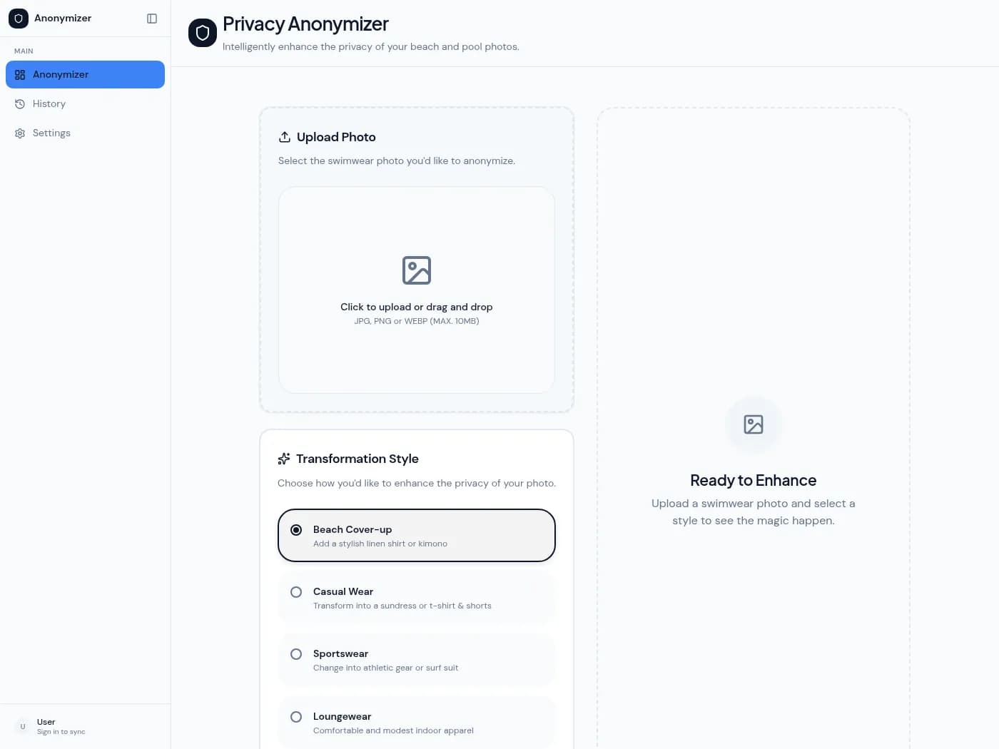 AI Photo Anonymizer