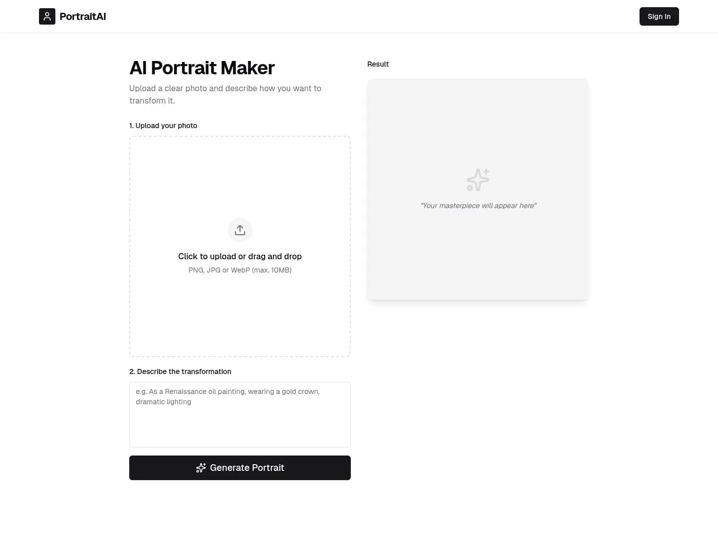AI Portrait Maker