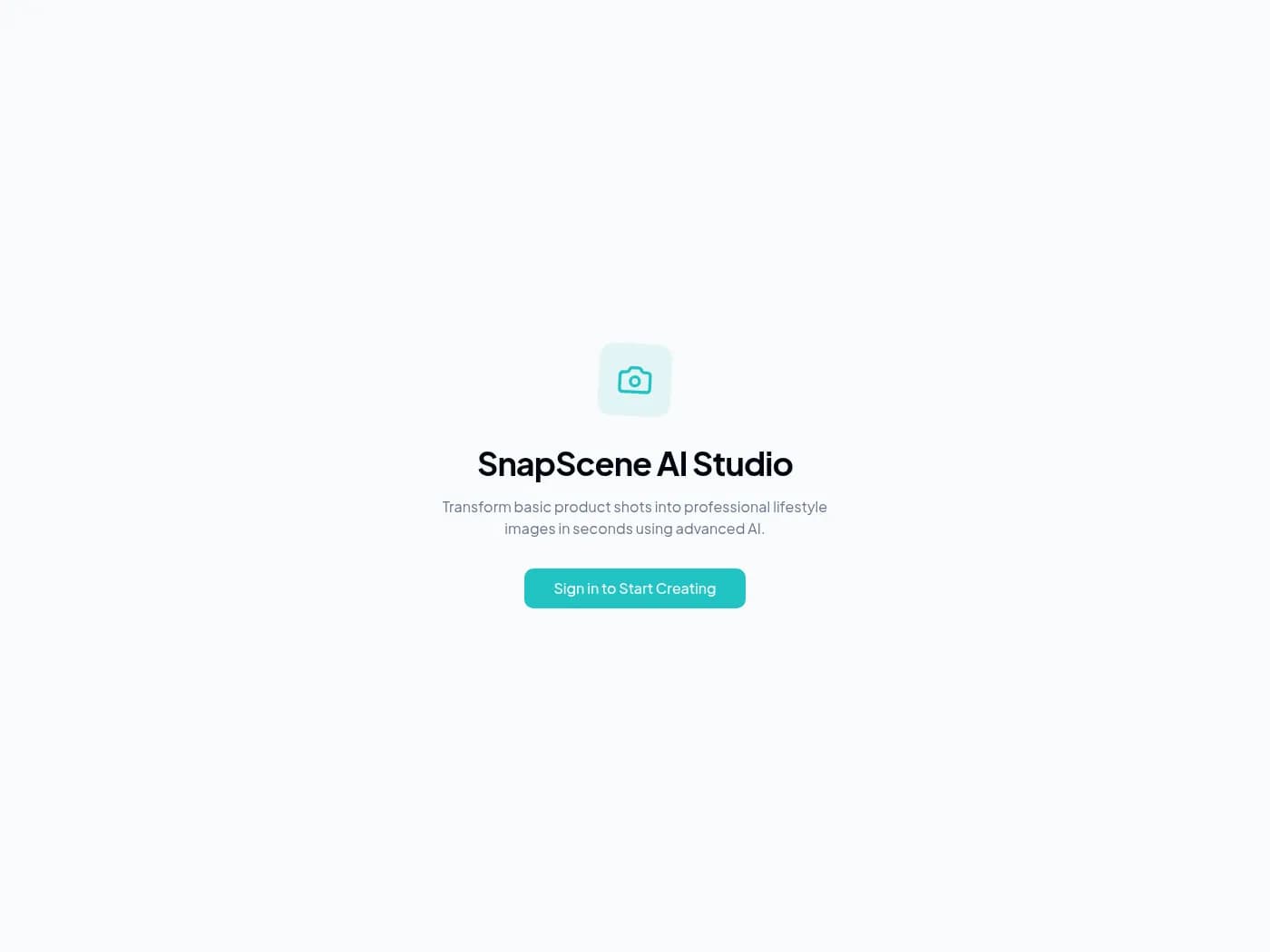 SnapScene AI Studio