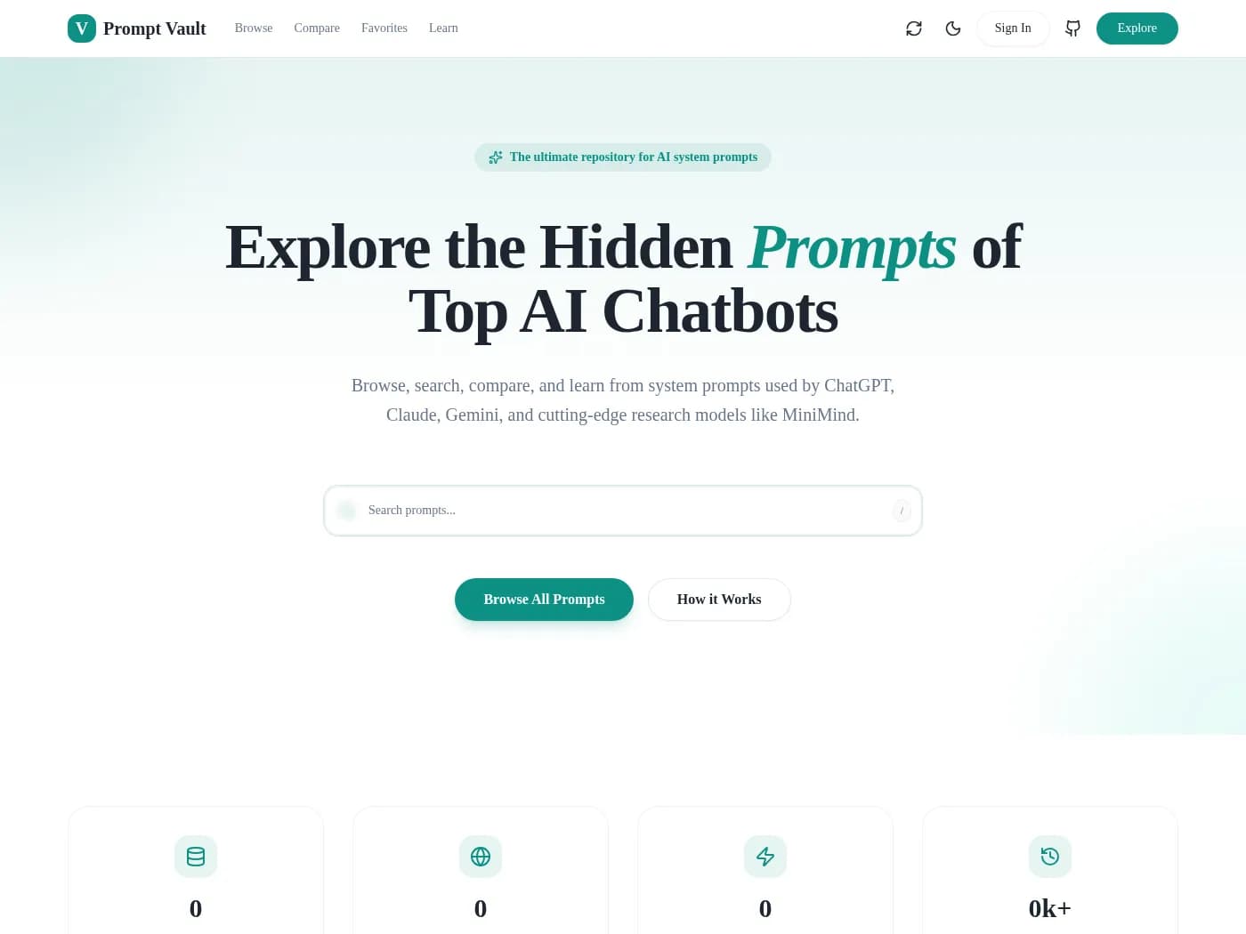 AI Prompt Vault