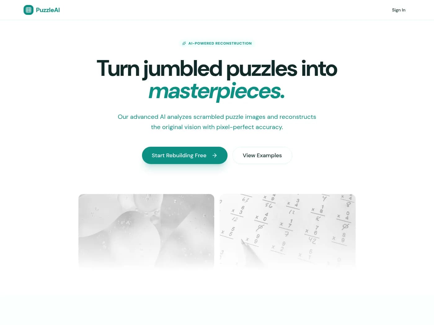 Puzzle AI Rebuilder