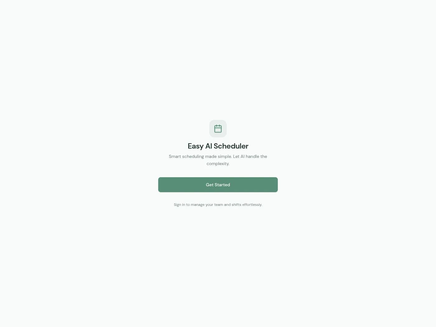 Easy AI Scheduler