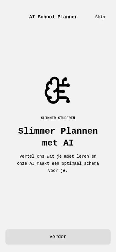 AI School Planner