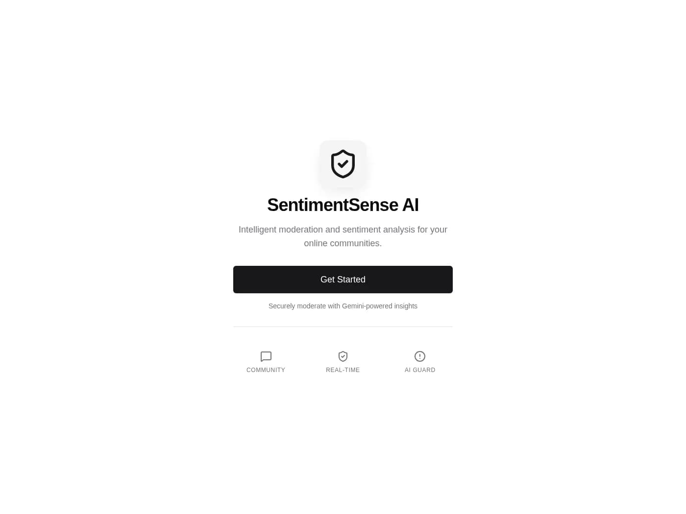 SentimentSense AI Moderator