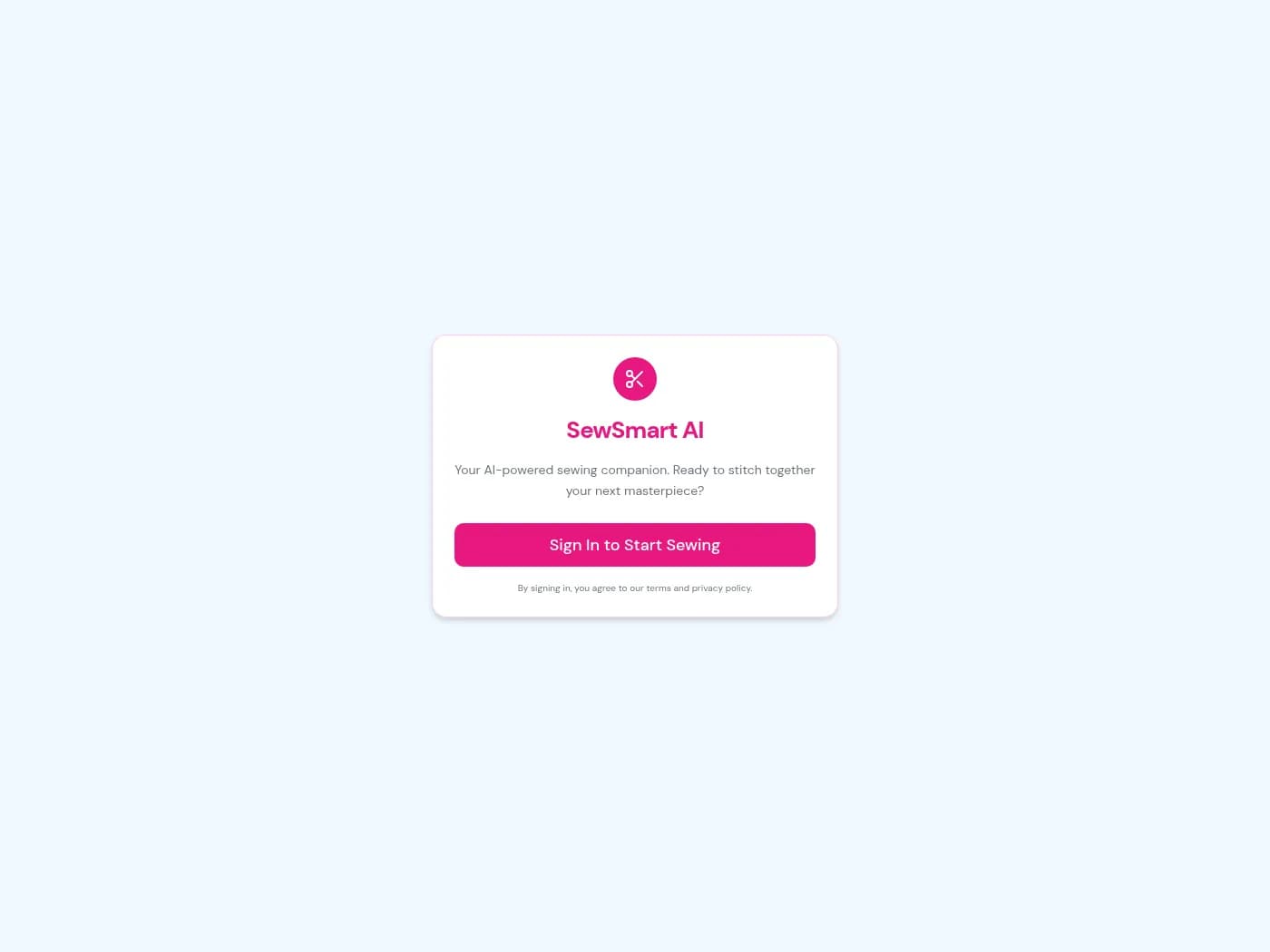 AI Sewing Assistant