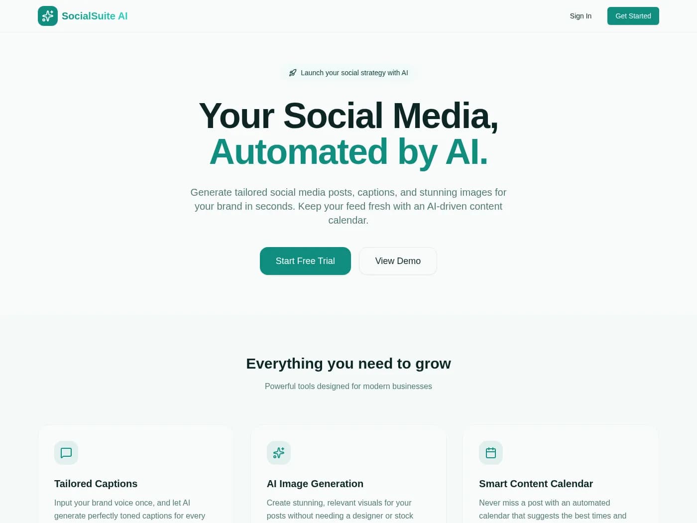 AI Social Media Suite