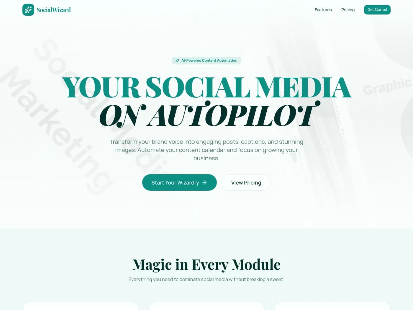 AI Social Media Wizard
