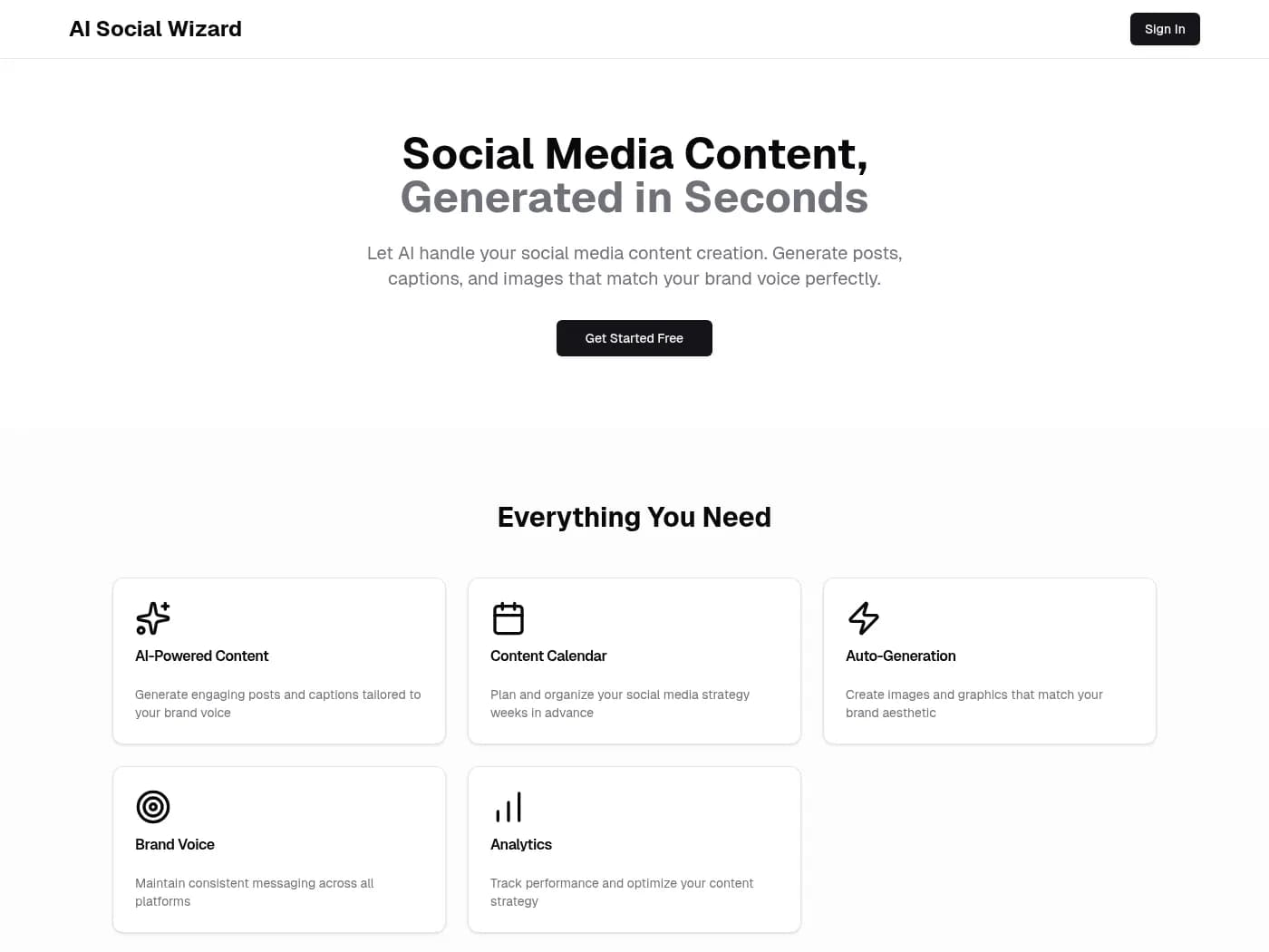 AI Social Media Wizard