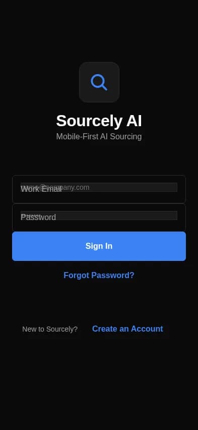 Sourcely AI Sourcing App