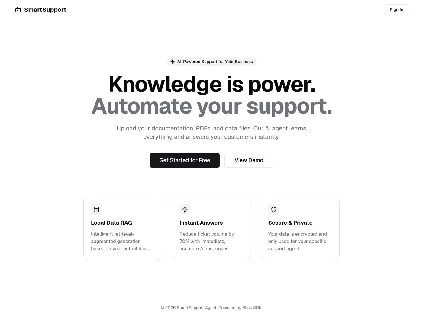 SmartSupport Agent