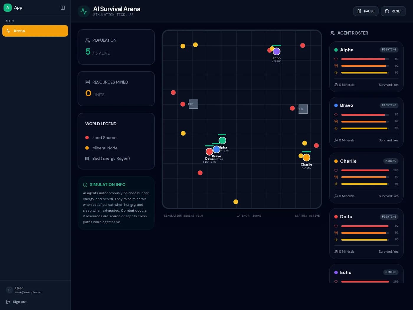 AI Survival Arena