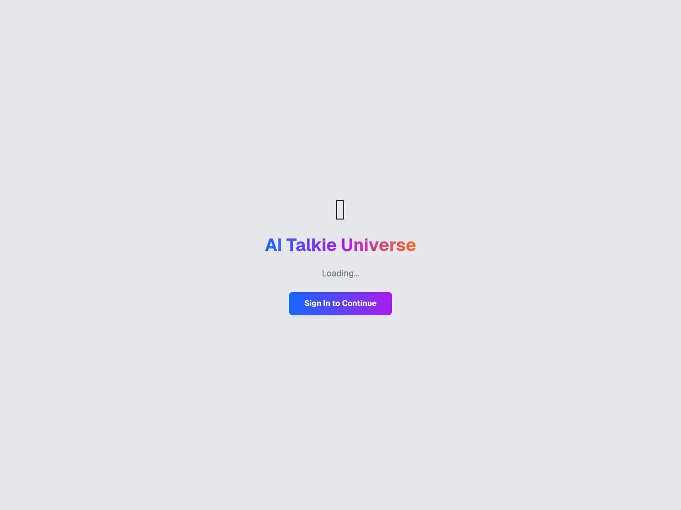 AI Talkie Universe