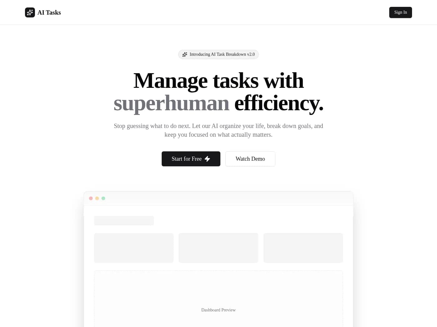 AI To-Do App