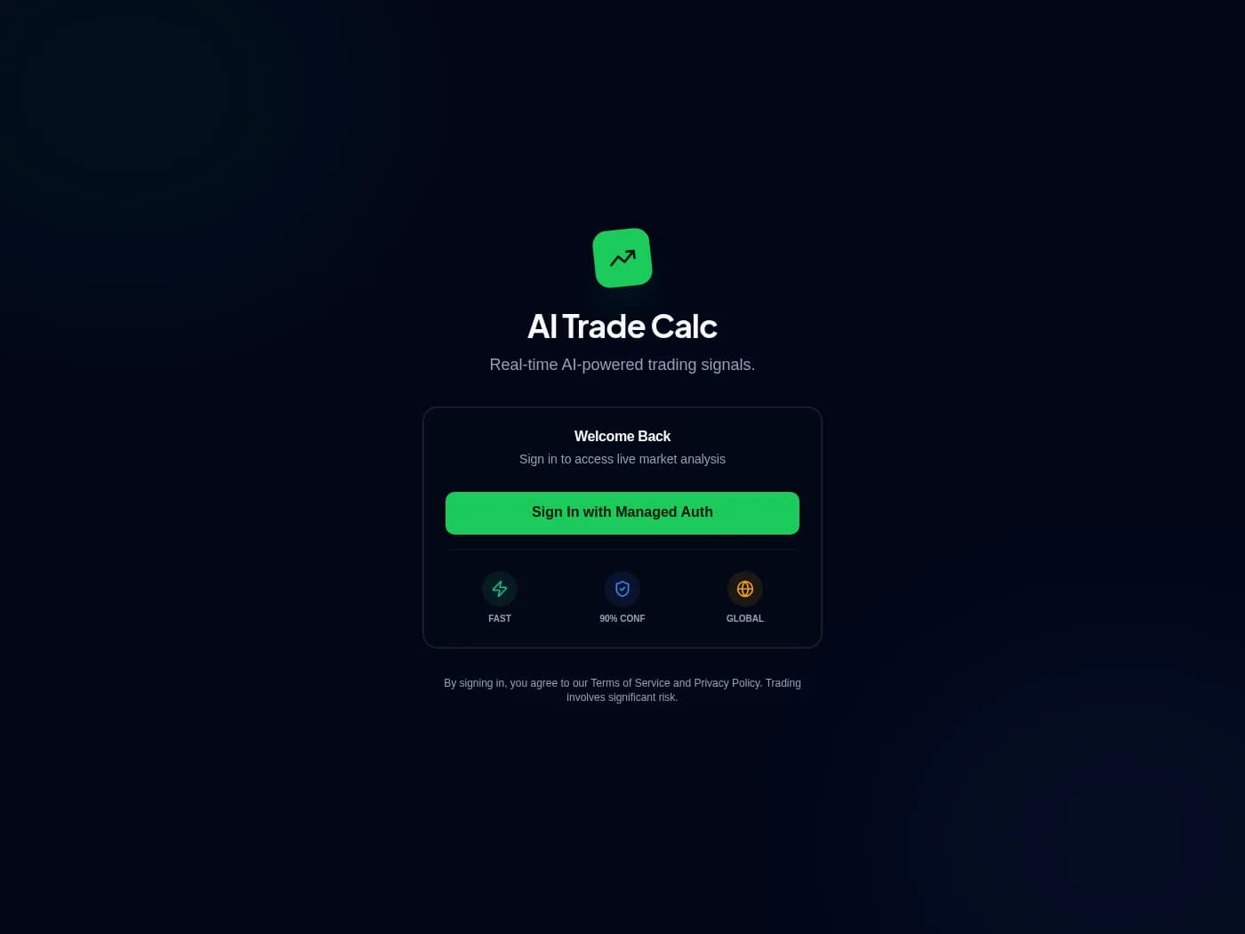 AI Trading Calculator