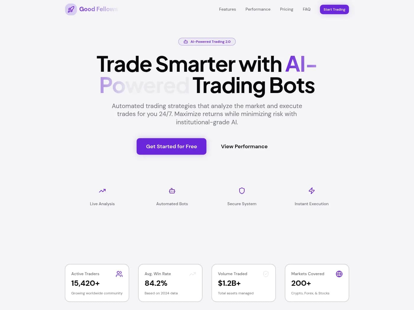 Good Fellows Trading Site