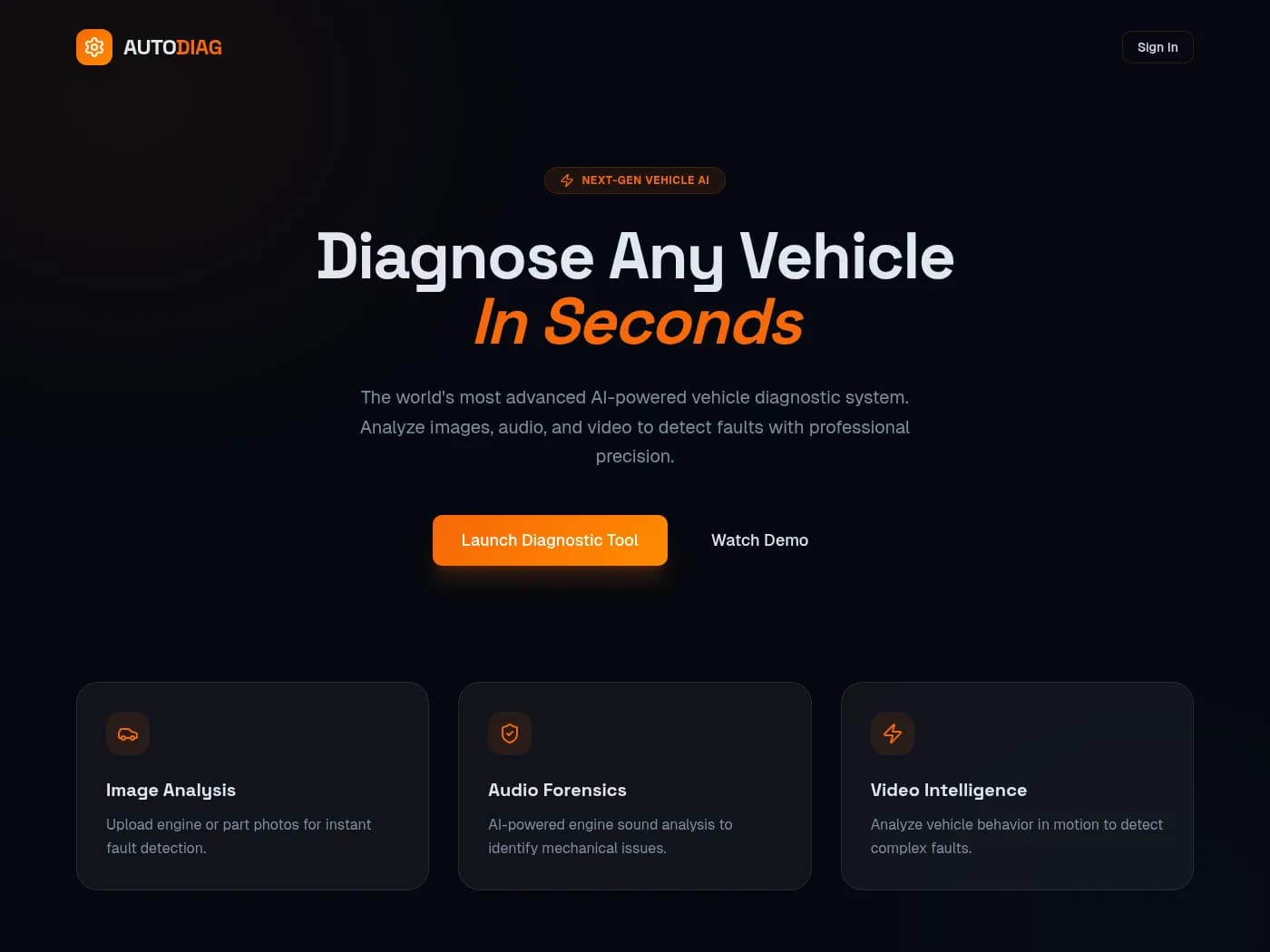 AI Vehicle Diagnoser