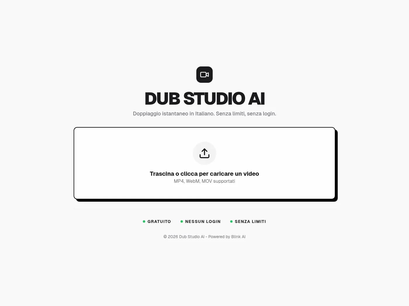 AI Video Dubbing Studio
