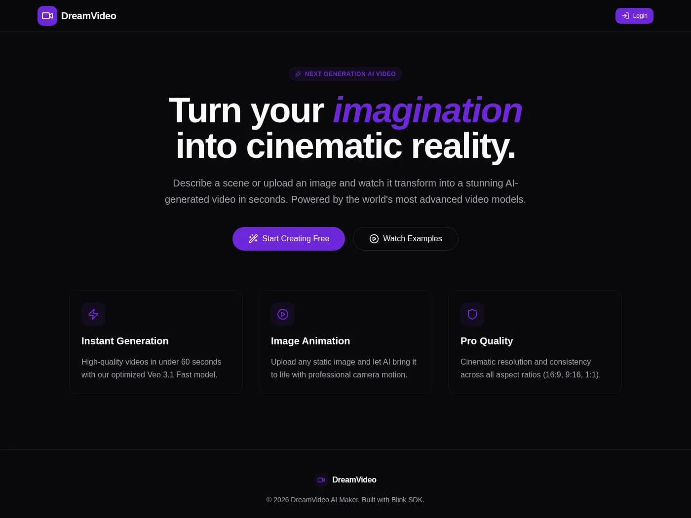 DreamVideo AI Maker