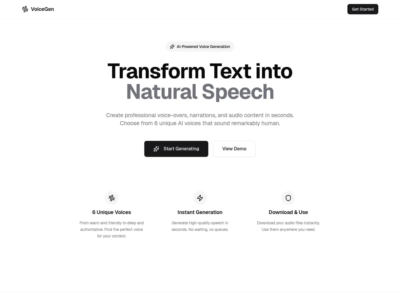 AI Voice Generator