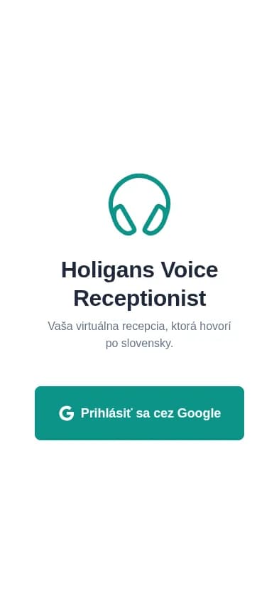 Holigans Voice Receptionist