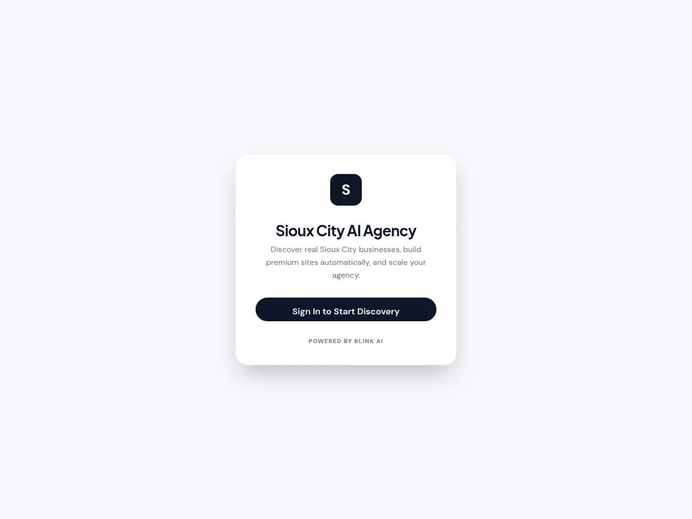 Sioux City Web Agency AI