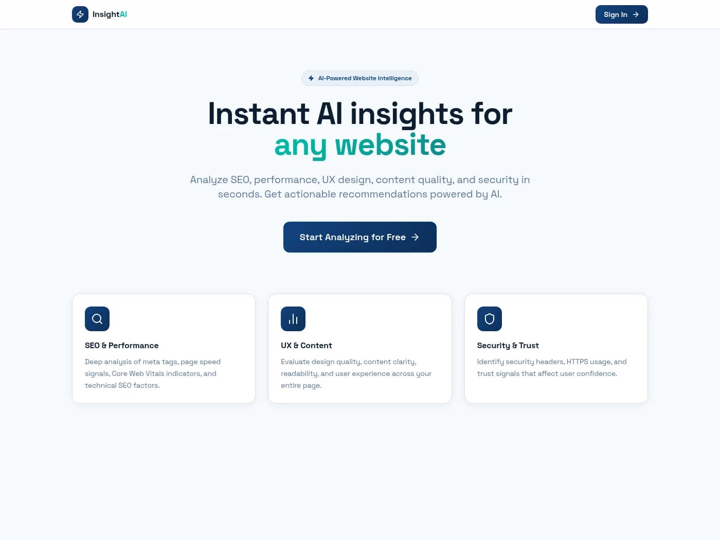 InsightAI Analyzer