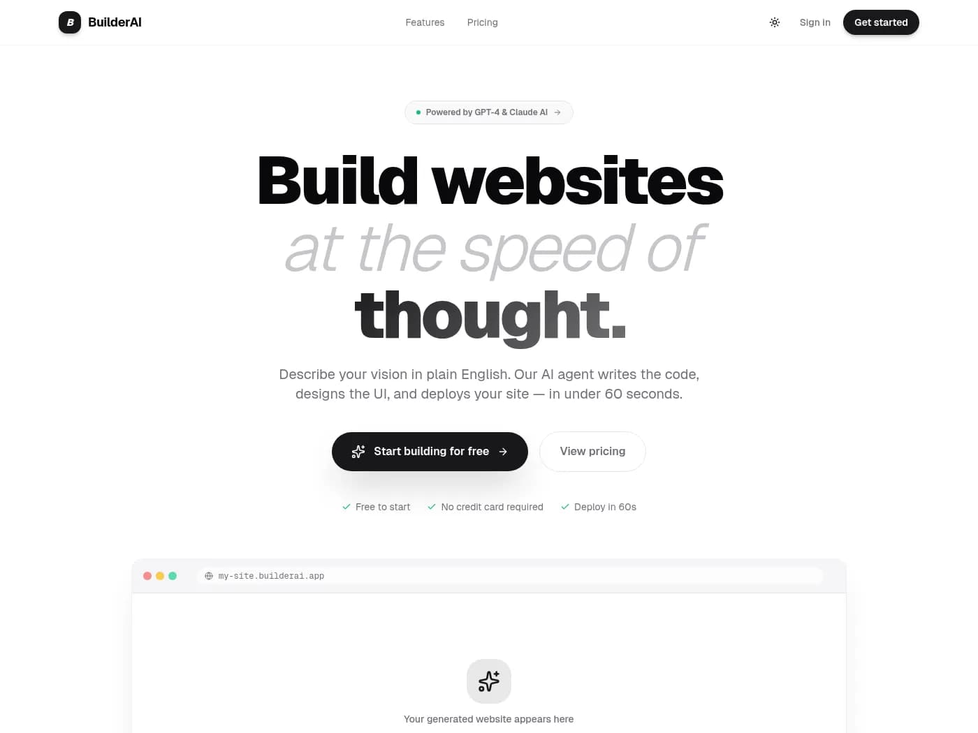 AI Website Builder