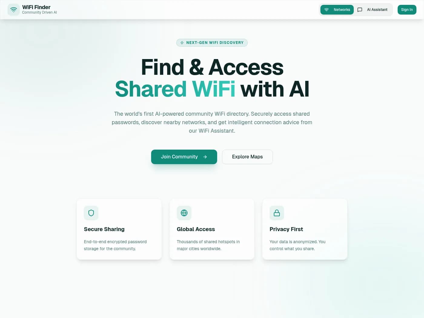 AI WiFi Finder