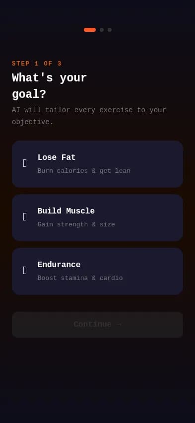 AI Workout Coach
