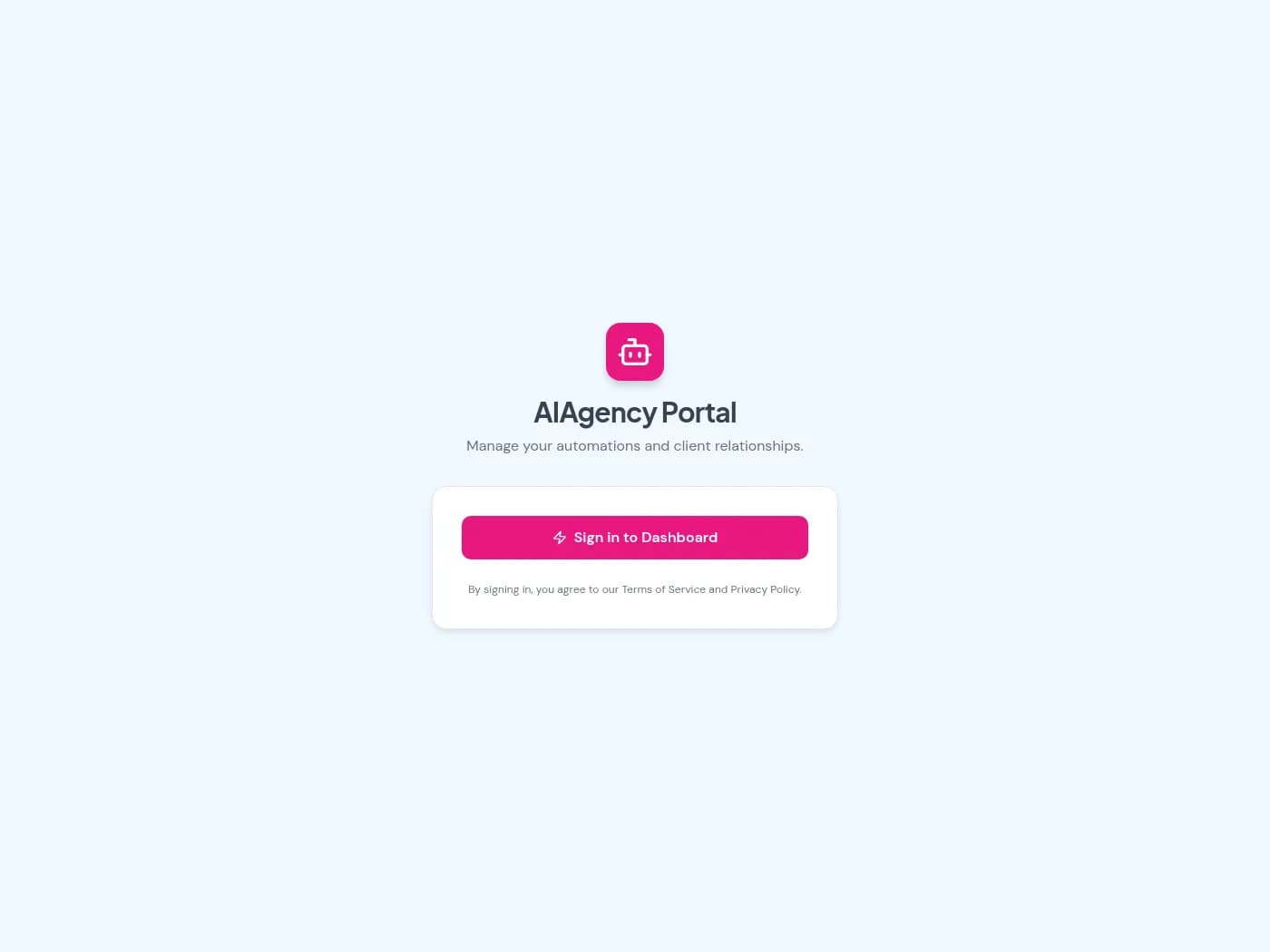 AIAgency Portal