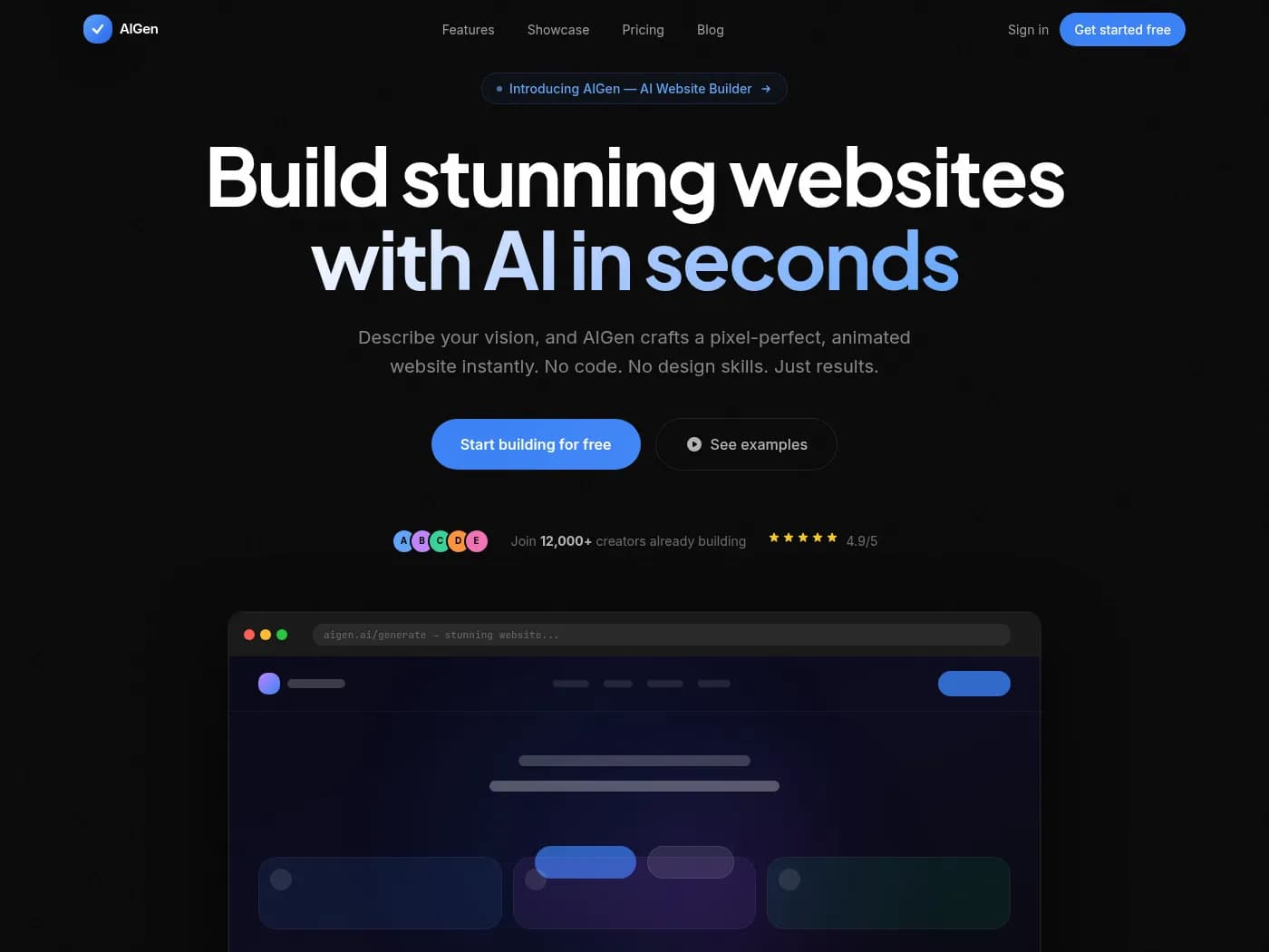 AIGen Web Builder