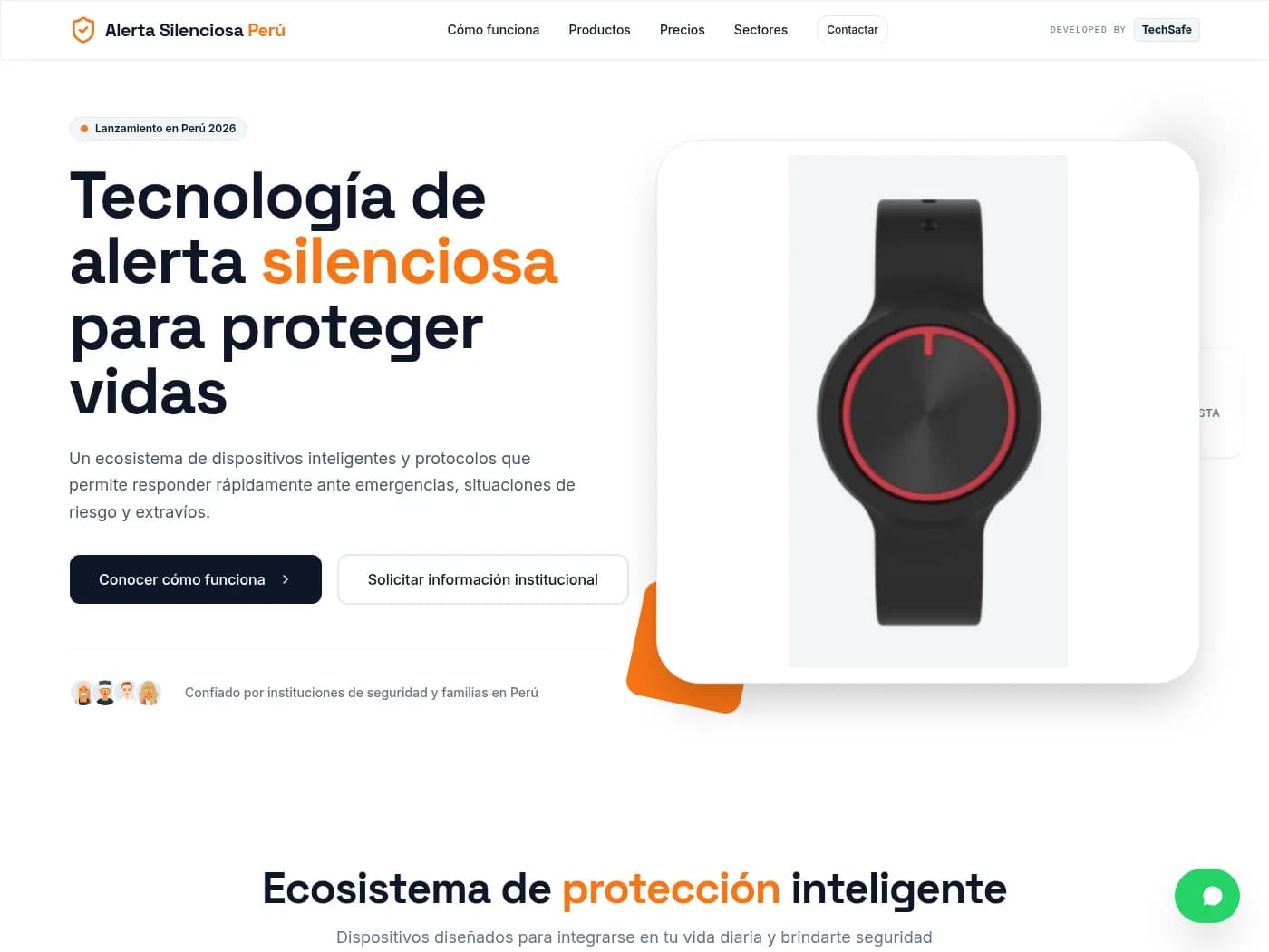 Alerta Silenciosa Landing