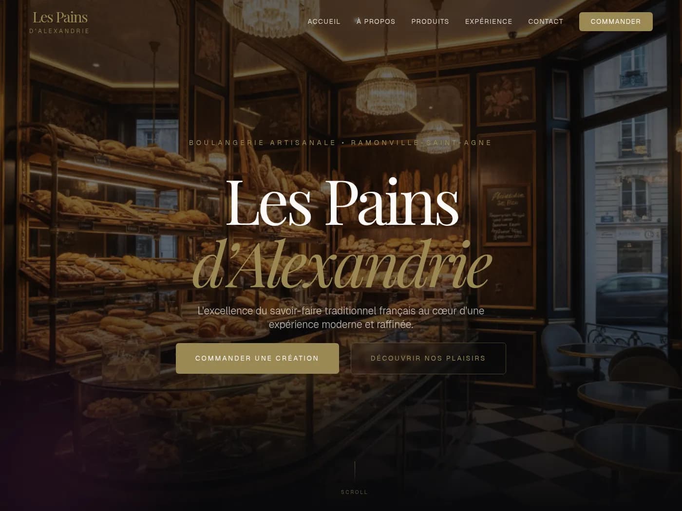 Les Pains d’Alexandrie Site