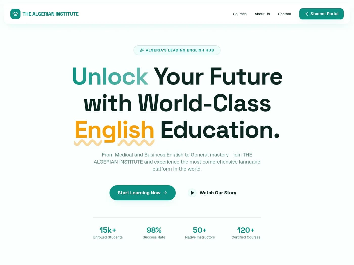 Algerian Institute English Hub
