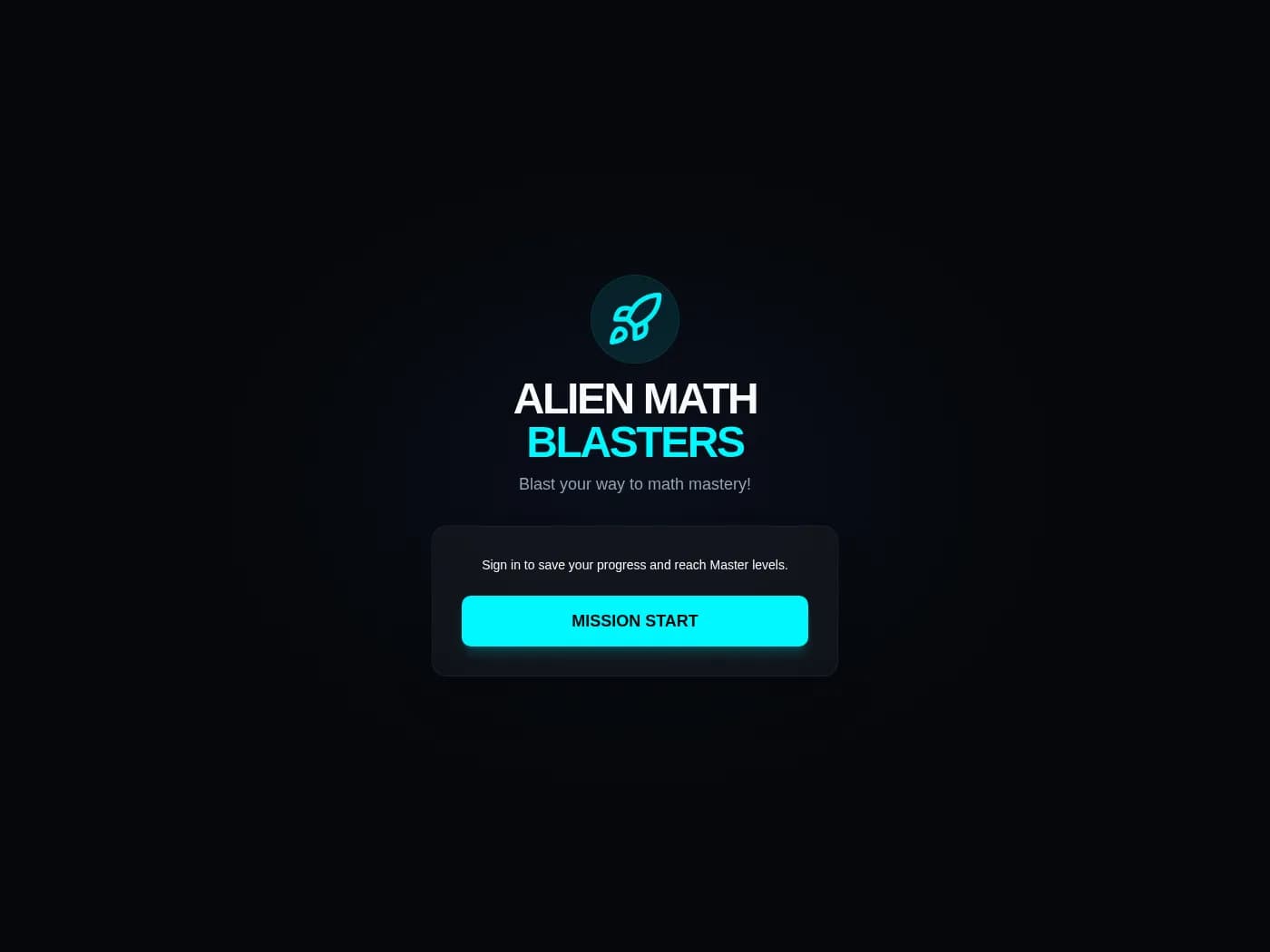 Alien Math Blasters