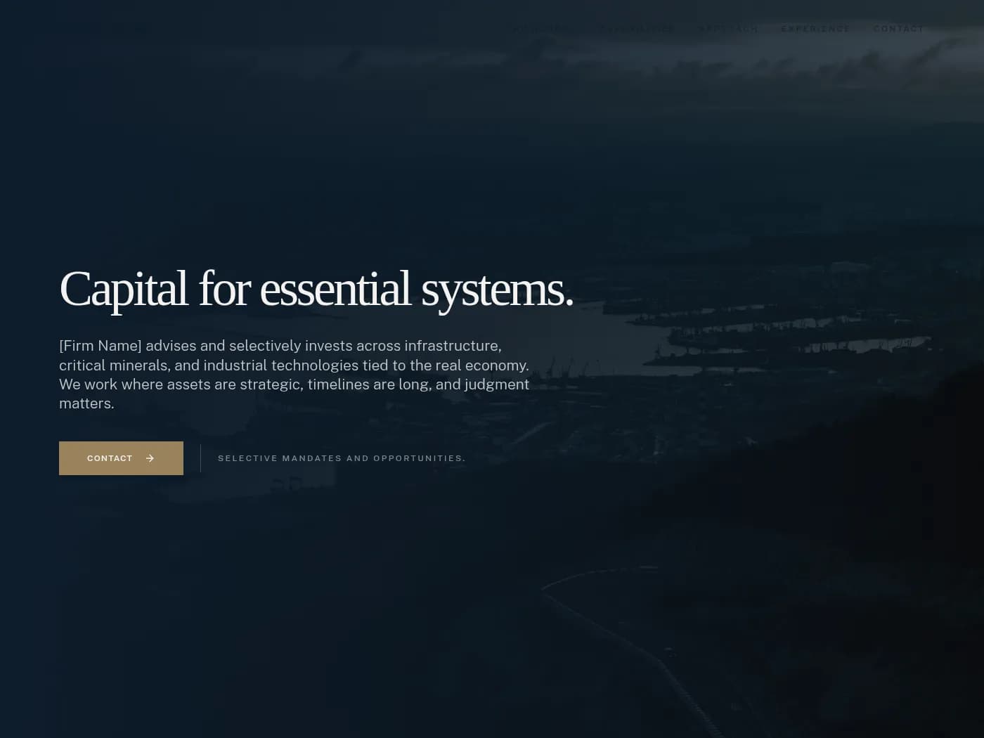 Allocator Website Blueprint