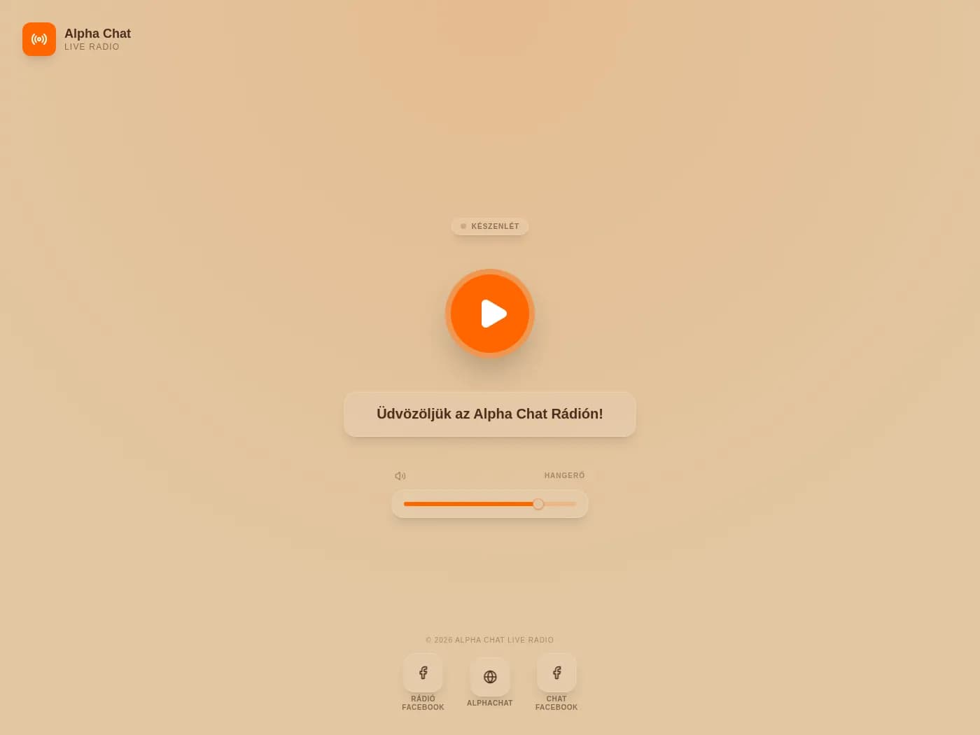 Alpha Chat Live Radio