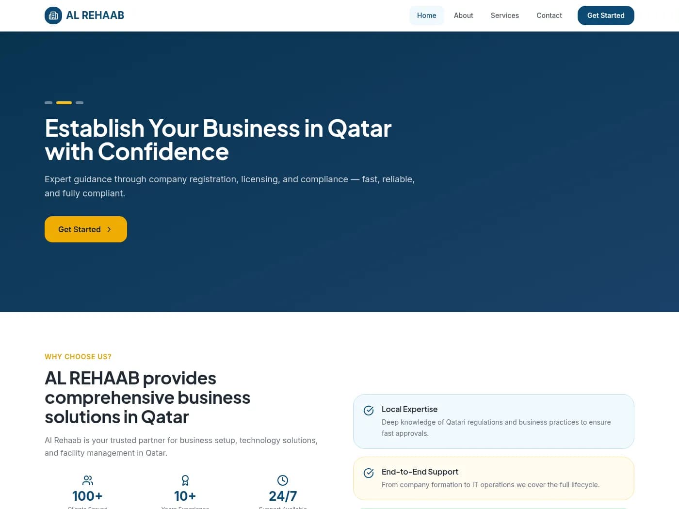 Al Rehaab Services Clone