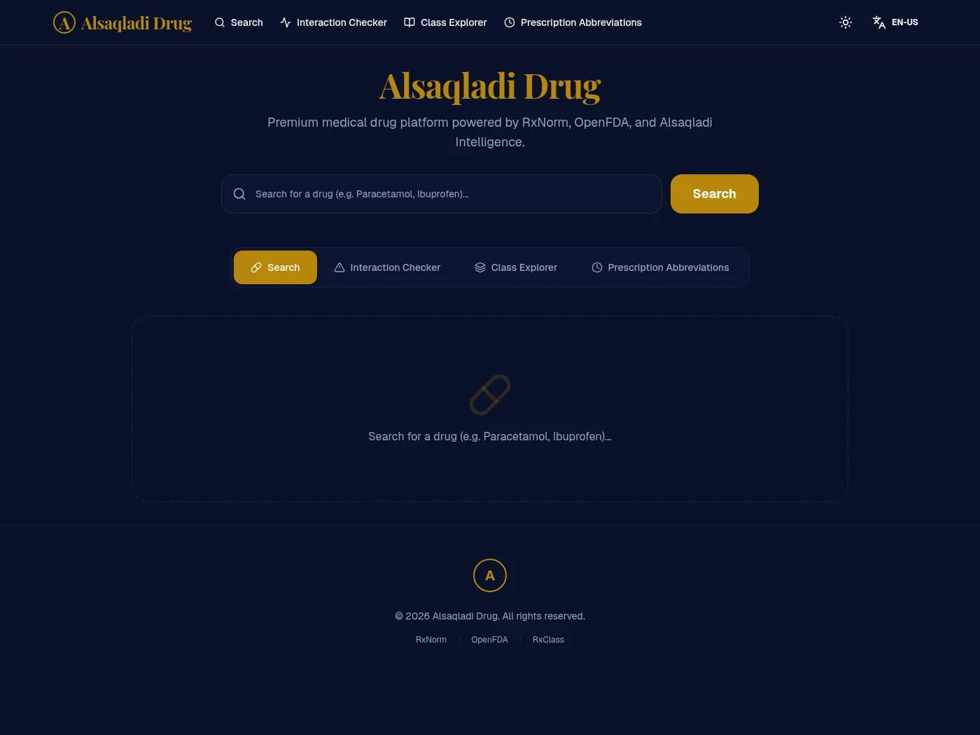 Alsaqladi Drug Platform