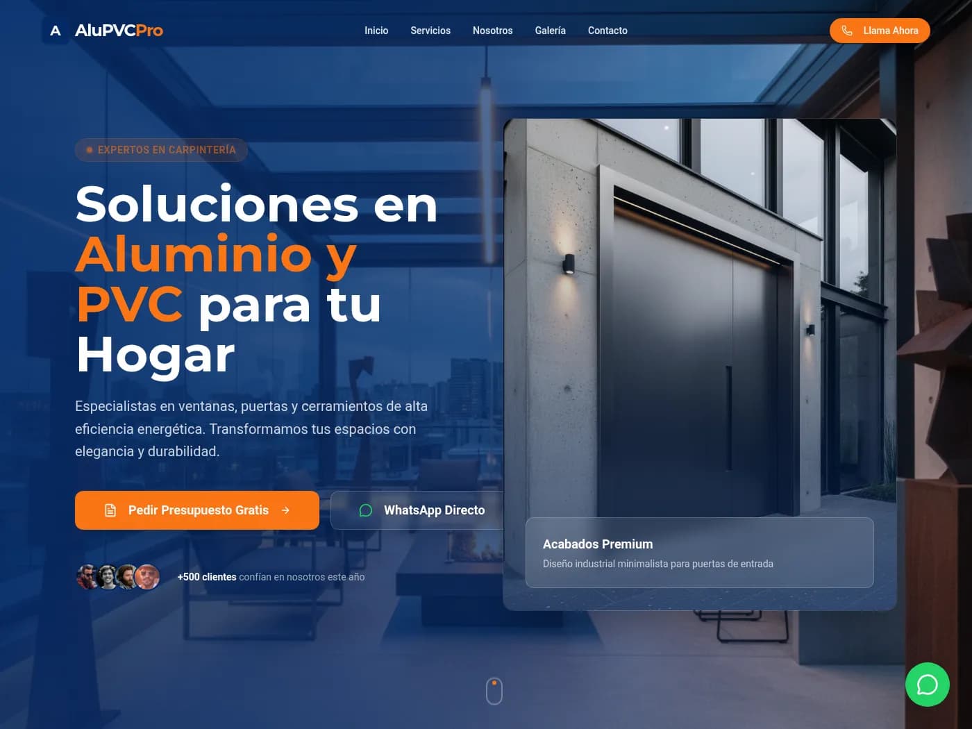 AluPVC Landing Pro