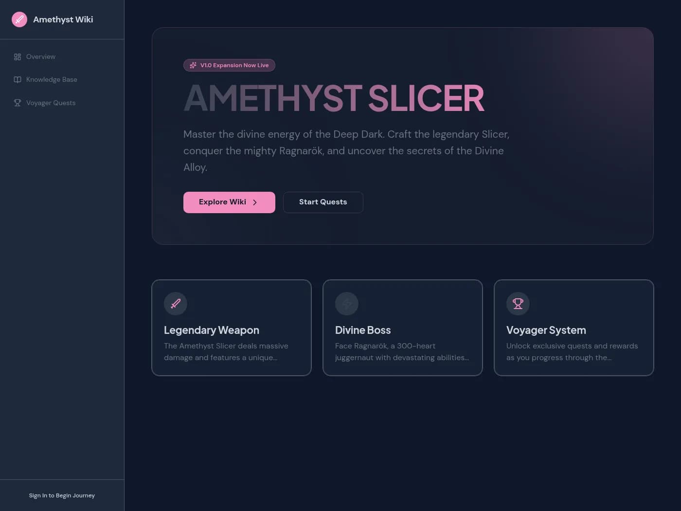 Amethyst Slicer Expansion