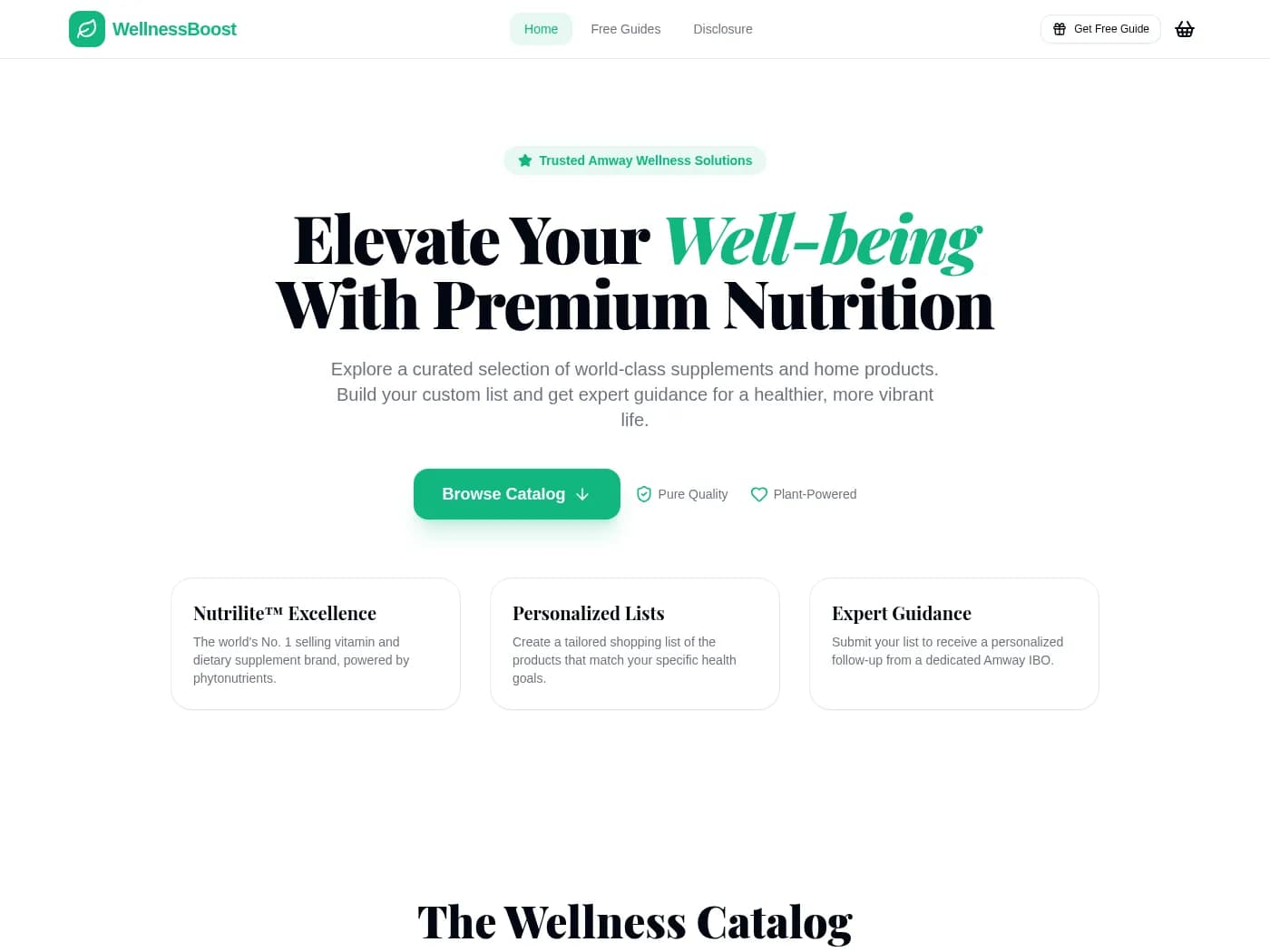 Amway Boost Site