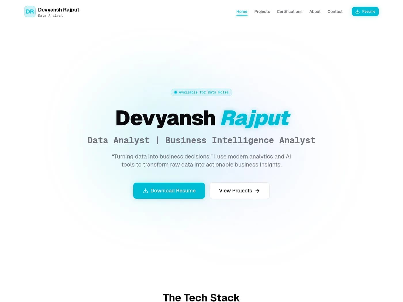 Data Analyst Portfolio+