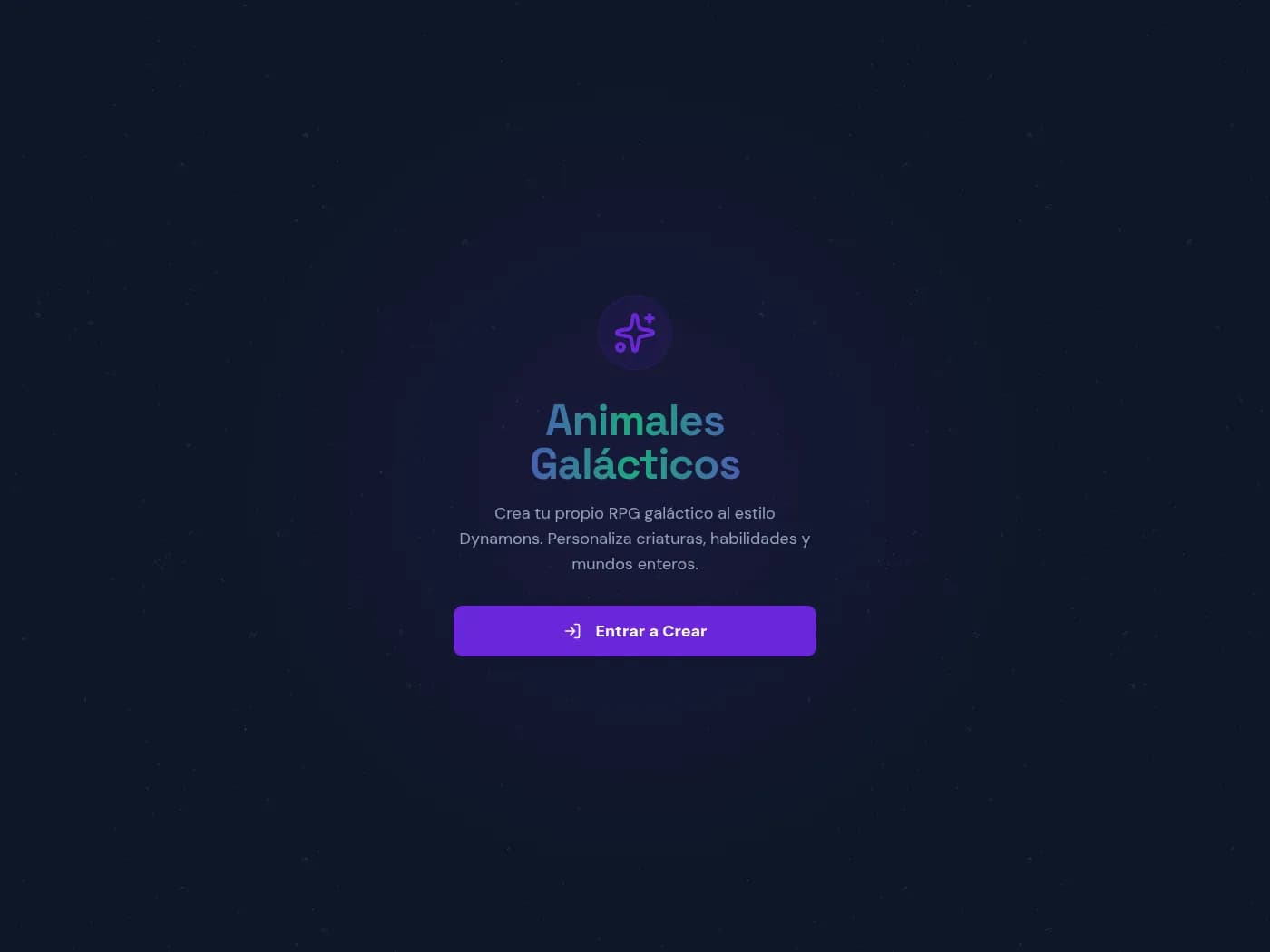 Animales Galácticos Creator
