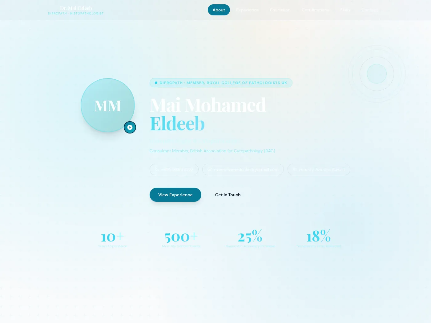 Animated Portfolio Pro